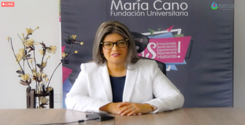 A clear and transparent María Cano before the whole community and the ...